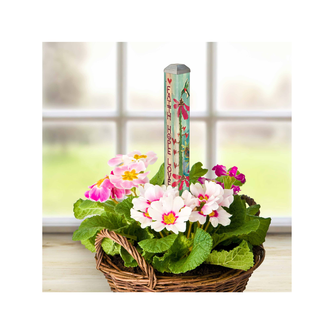 Faith, Hope, Love 10" Mini Art Pole PL10017 | Bing's Des Moines
